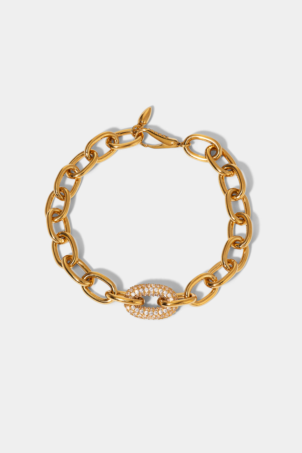 ALMA SINGLE PAVE LINK BRACELET – NADRI
