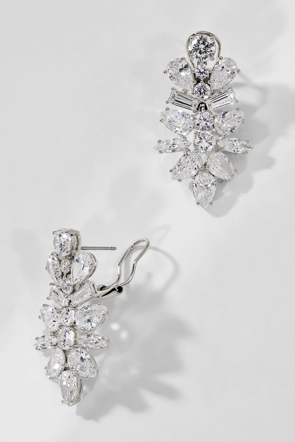 OVER THE TOP CLUSTER CZ DROP EARRINGS – NADRI
