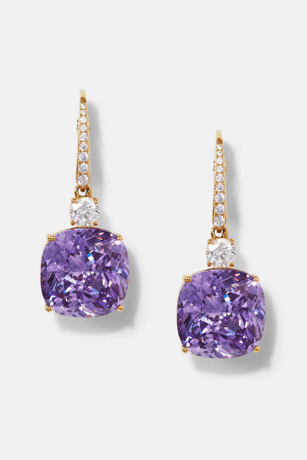 MACARON LAVENDER DROP EARRINGS – NADRI