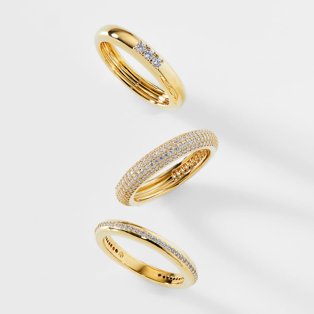 SUPERSTACK BAND RING SET – NADRI